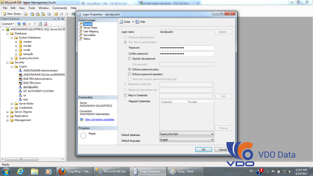 Cách khắc phục lỗi khi cài SQL server 2012