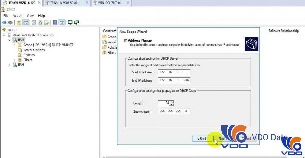 Hướng dẫn cấu hình DHCP Relay Agent trên Windows Server 2016